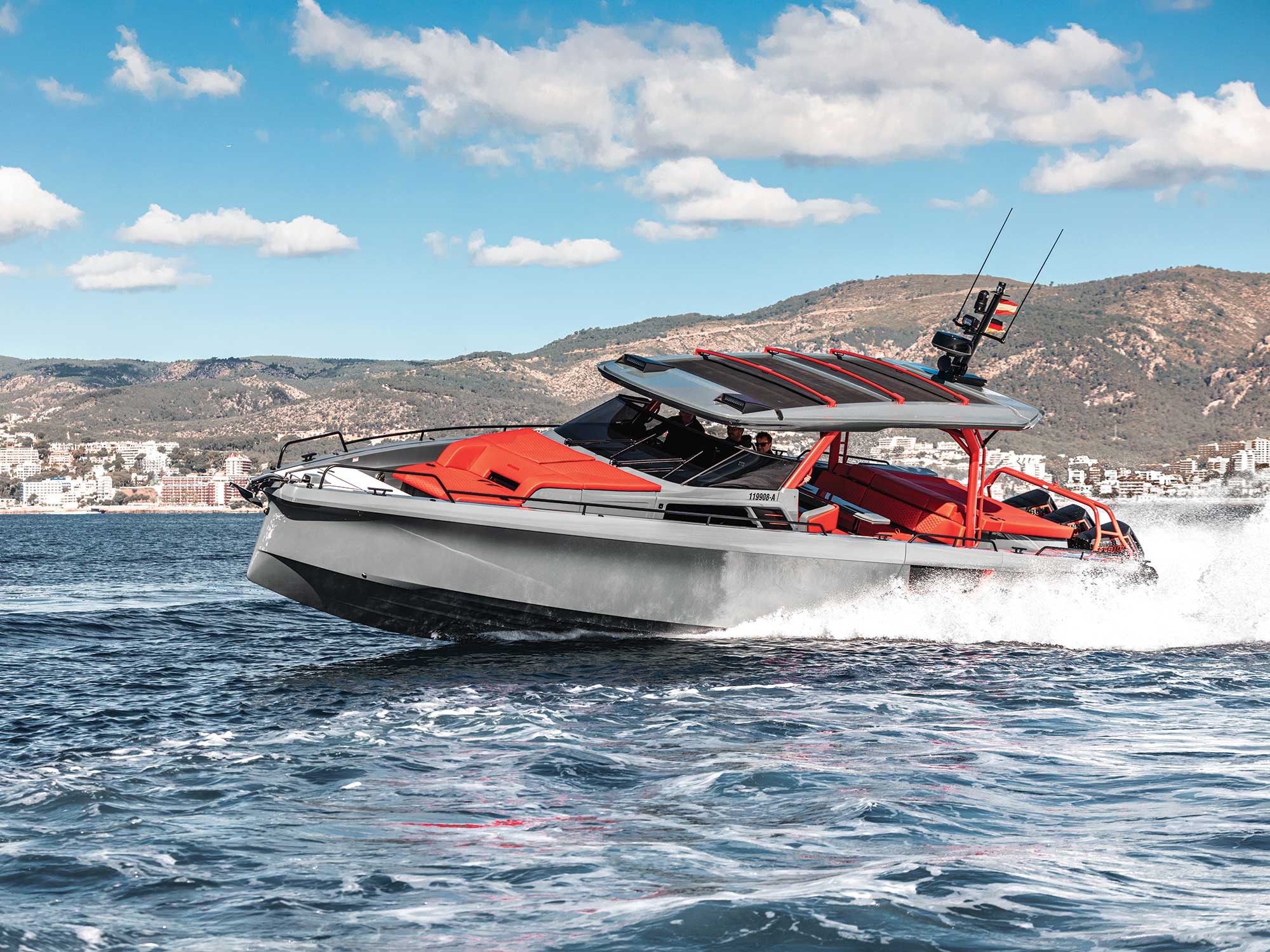 2024 Brabus Shadow 1200 Sun-Top Boat Test, Pricing, Specs | Boating Mag