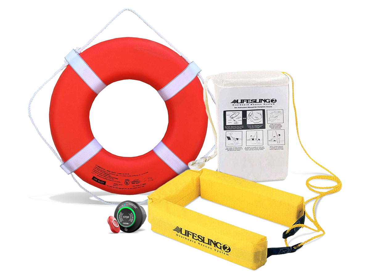 Three Man-Overboard Rescue Devices